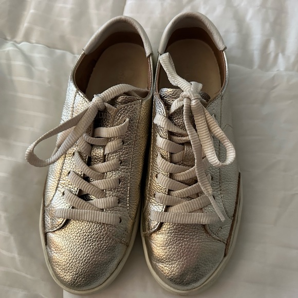 Soludos | Shoes | Womens Gold Sneakers | Poshmark